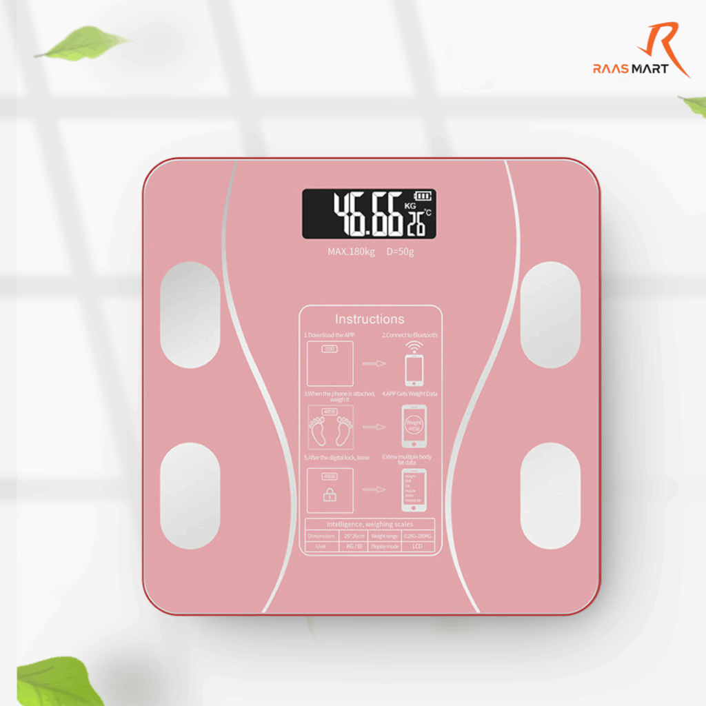 Bluetooth Weight Scale Body Report Analysis and LCD Display, OKOK ...